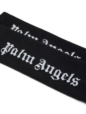 Palm Angels Intarsia Logo Socks