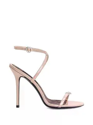 Philipp Plein Patent-leather High-heels Sandals 11 - Neutrals