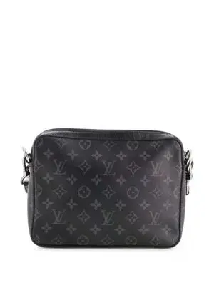 LOUIS VUITTON Trio Messenger Bag Reverse Monogram Eclipse Canvas Crossbody Bag - Black