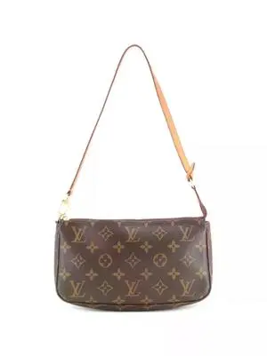 LOUIS VUITTON Monogram Canvas Pochette Accessoires Nm Clutch Bag