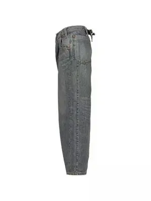 DAIRIKU Reconstructed Washed-denim Jeans