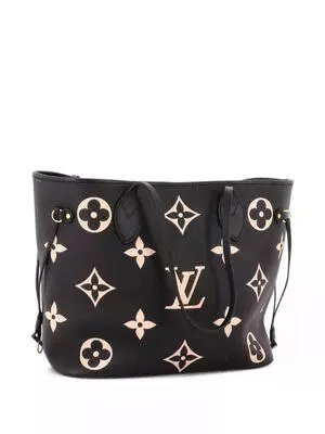 LOUIS VUITTON Neverfull Nm Bicolor Monogram Empreinte Giant Mm Tote Bag - Black