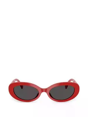 Dolce & Gabbana Devotion Oval-frame Sunglasses