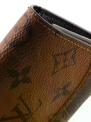 LOUIS VUITTON Emilie Wallet Reverse Monogram Canvas Small Wallets - Brown