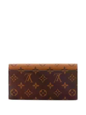 LOUIS VUITTON Emilie Wallet Reverse Monogram Canvas Small Wallets