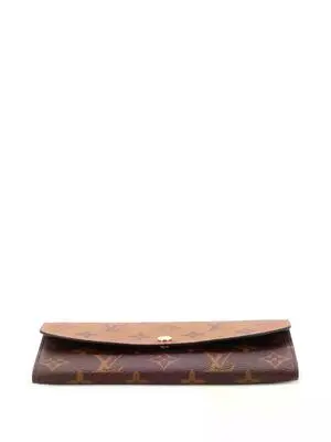 LOUIS VUITTON Emilie Wallet Reverse Monogram Canvas Small Wallets