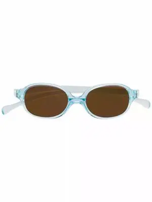 Ray-ban Transparent Round-frame Sunglasses - Blue