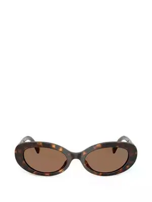 Dolce & Gabbana Tortoiseshell-effect Devotion Sunglasses - Brown