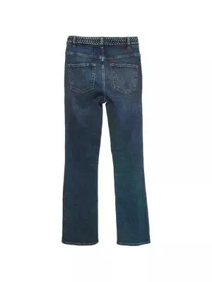 Maje Braided-trim Jeans