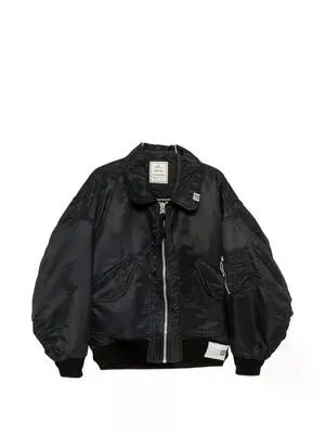 Mihara Yasuhiro Ruched Zip-up Bomber Jacket