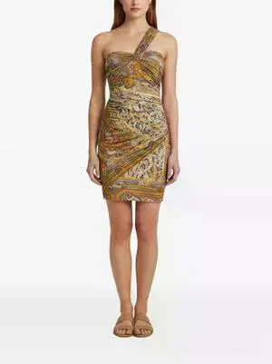 Isabel Marant Étoile One-shoulder Ruched Mini Dress