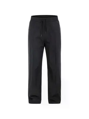 Armani Exchange Elasticated-waistband Trousers - Black