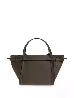TOD'S T Signature Shopping Bag In Leather Small - Brown
