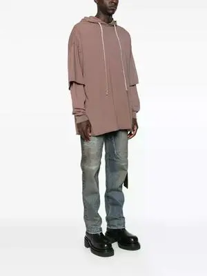 Rick Owens Tommy Hustler Double-layer Hoodie