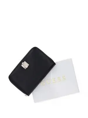 Guess Logo-plaque Zip-around Wallet