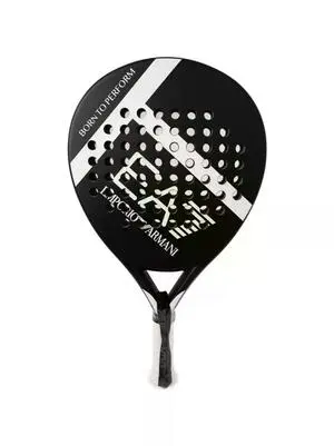 EA7 Logo-print Paddle Racket