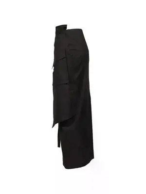 BOHEMSEO Buckle-detail Wrap Midi Skirt