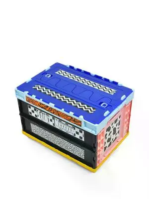 SAINT MXXXXXX St. Michael Mix-print Foldable Storage Box - Blue