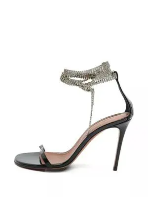 Amina Muaddi Giorgia Crystal-embellished Sandals