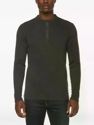 ALLSAINTS Kiran Rib-knit T-shirt - Grey