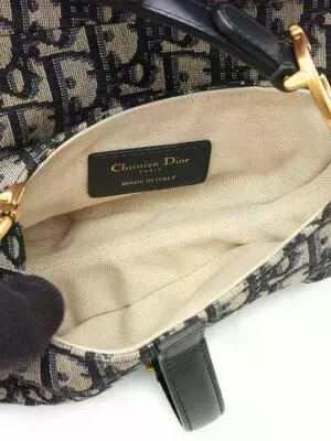 Dior 2010s Mini Oblique Saddle Shoulder Bag