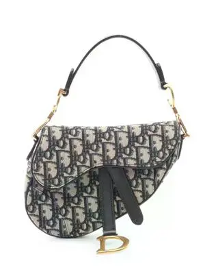 Dior Oblique Saddle Shoulder Bag - Blue