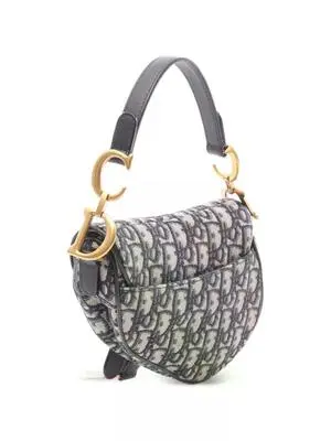 Dior Oblique Saddle Shoulder Bag - Blue