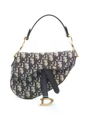 Dior Oblique Saddle Shoulder Bag - Blue