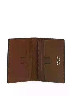 TOM FORD Lizard-effect Card Holder