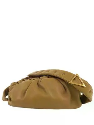 Bottega Veneta 2012-2026 Lambskin The Body Pouch Crossbody Bag - Brown