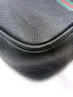 Gucci 2010s Web Logo Shoulder Bag