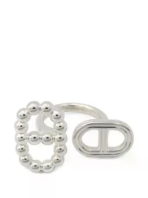 Hermès 2020s Chaîne D'ancre Area 2 Ring - Silver