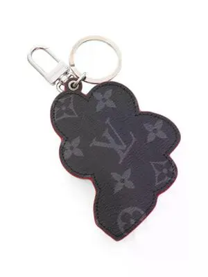 LOUIS VUITTON 2022 Vivienne Monogram Eclipse Key Ring