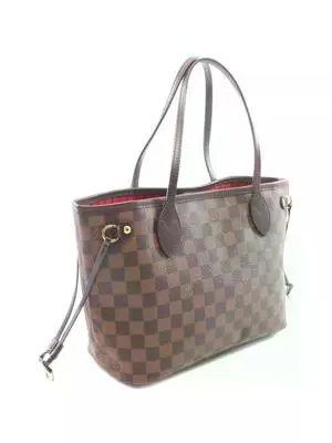 LOUIS VUITTON 2017 Pm Neverfull Damier Ebene Tote Bag