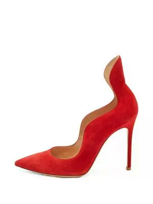 GIANVITO ROSSI Pointed-toe Pumps - Red