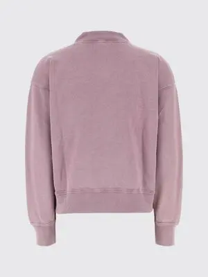 Isabel Marant Étoile Oversized Cotton Logo Sweatshirt With Funnel Neck - Pink