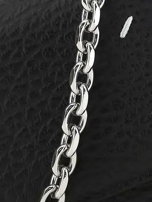 MAISON MARGIELA Four Stitches Leather Wallet On Chain