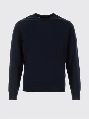 Valentino Garavani Slim Fit Crewneck Sweater In 100% Virgin Wool - Navy