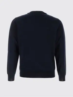 Valentino Garavani Slim Fit Crewneck Sweater In 100% Virgin Wool - Navy