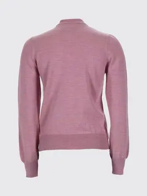 A.p.c. Virgin Wool And Cotton Blend Crewneck Cardigan - Pink