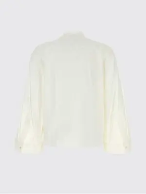 Tory Burch Cotton Shirt With Pussy-bow Collar
