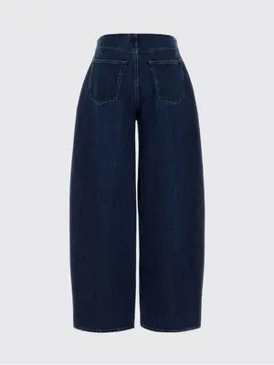 JIL SANDER High-waisted Baggy Jeans In Recycled Denim