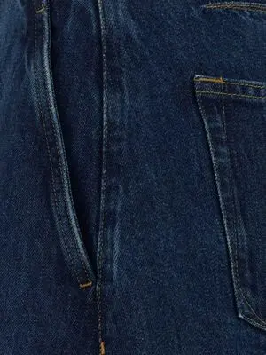 JIL SANDER High-waisted Baggy Jeans In Recycled Denim