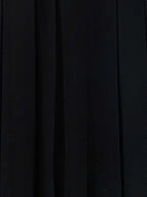 Tory Burch Pleated Knit Midi Shirt Dress With Belt