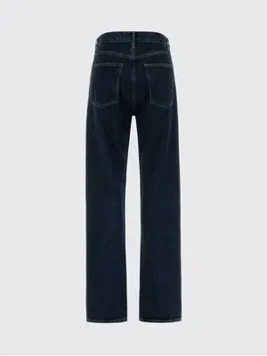 AGOLDE High-waisted Straight Leg Jeans In Recycled Cotton Denim