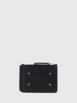 MAISON MARGIELA Grained Leather Bifold Wallet With Four Stitches