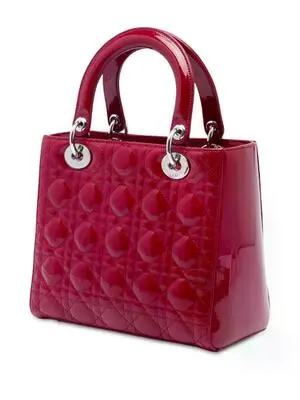 Dior 2013 Medium Patent Cannage Lady Satchel