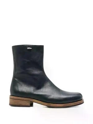 Our Legacy Camion Leather Boots - Blue