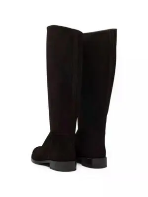 MARETTO Suede Knee-high Boots - Brown