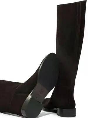 MARETTO Suede Knee-high Boots - Brown